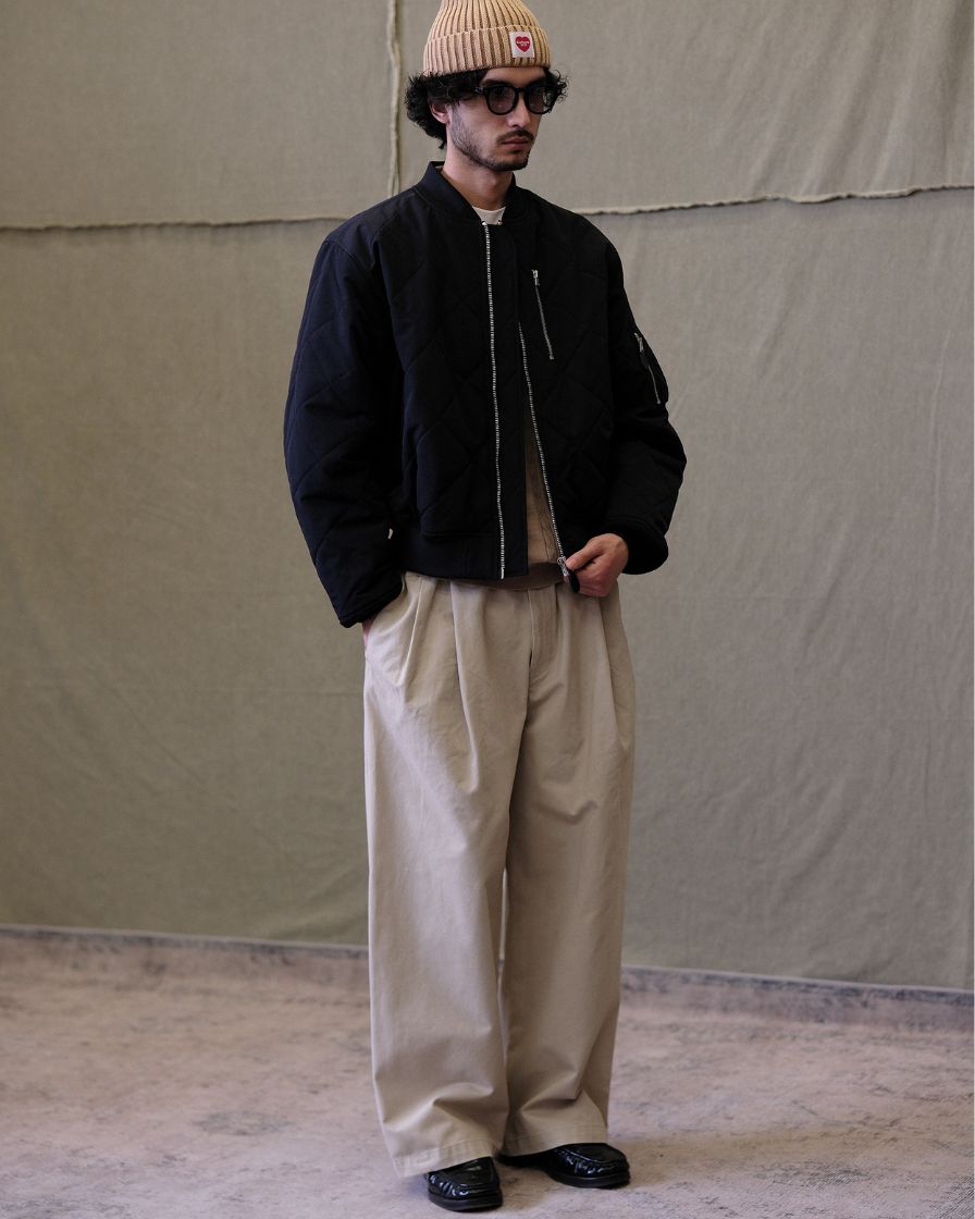 Strapped Pleated Chino Pima Cotton - Labour Union Clothing. | 25AW ...