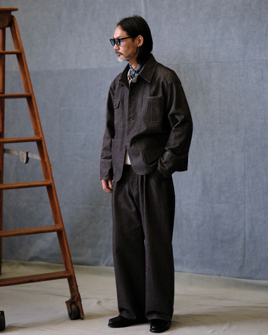 French chore jacket - 'work blues' | LabourUnionClothing – Labour Union ...
