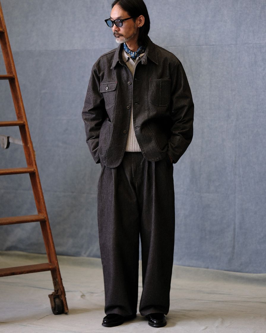 French chore jacket - 'work blues' | LabourUnionClothing – Labour Union ...