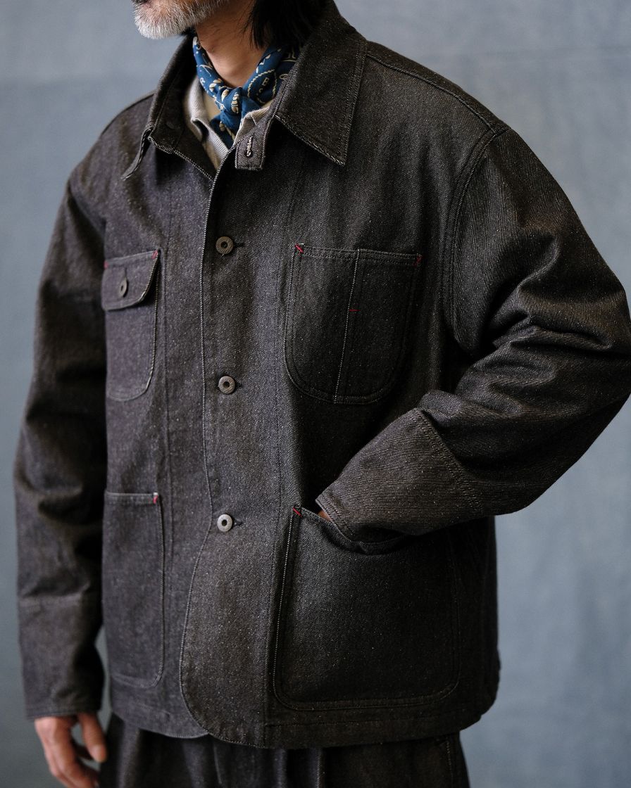 French chore jacket - 'work blues' | LabourUnionClothing – Labour Union ...