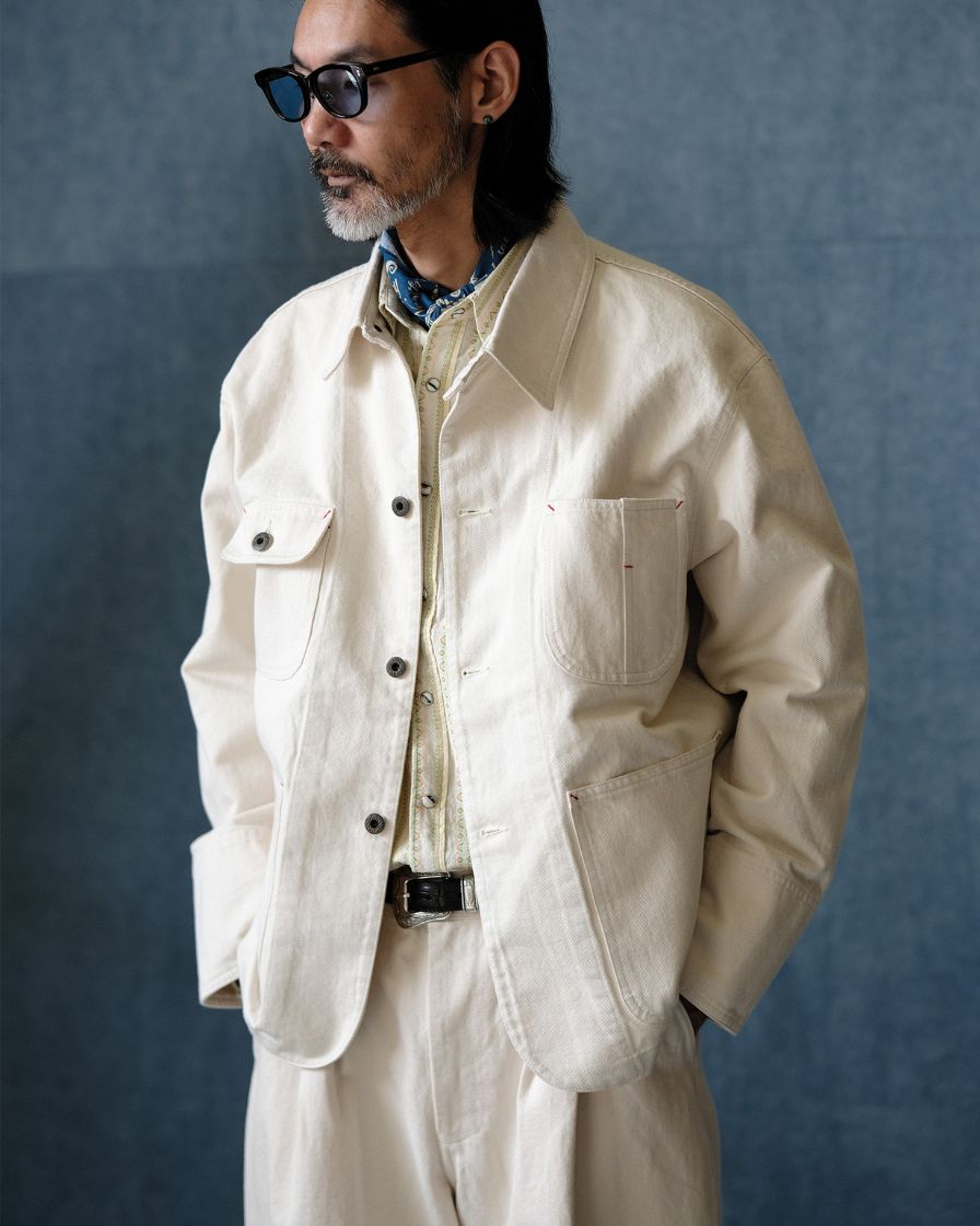 French chore jacket - 'work blues' | LabourUnionClothing – Labour Union ...