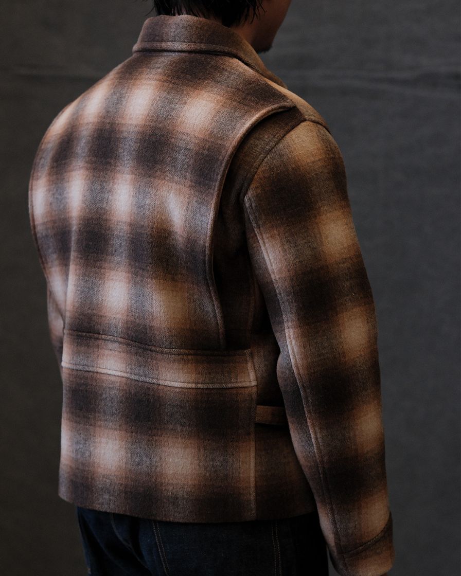 Plaided Tweed Sports Field Jacket 30's Replica | LabourUnionClothing ...