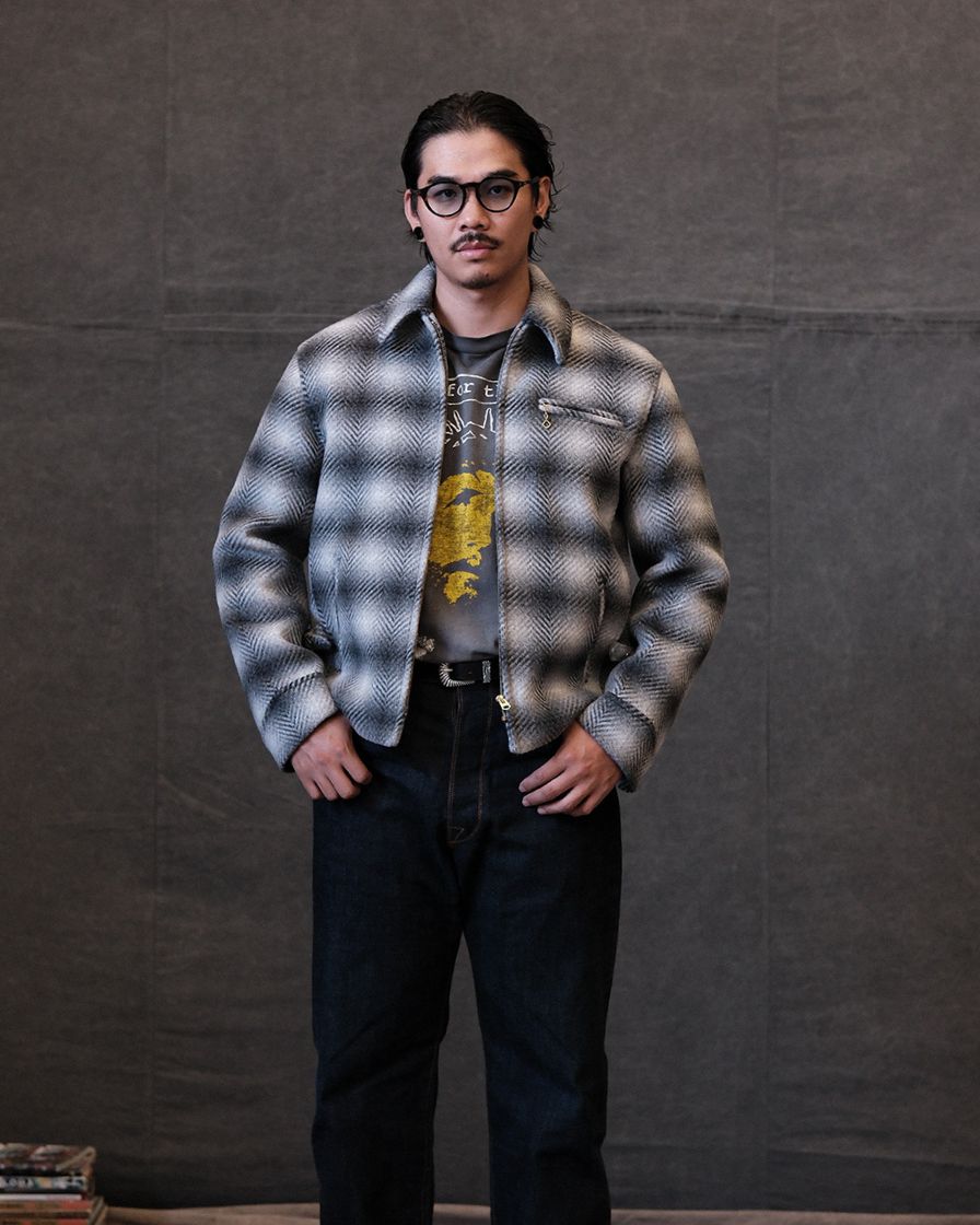 Plaided Tweed Sports Field Jacket 30's Replica | LabourUnionClothing ...