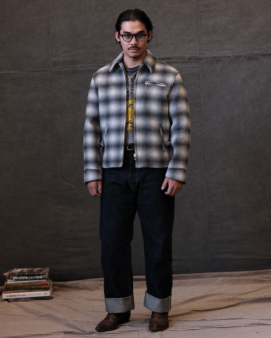 Plaided Tweed Sports Field Jacket 30's Replica | LabourUnionClothing ...