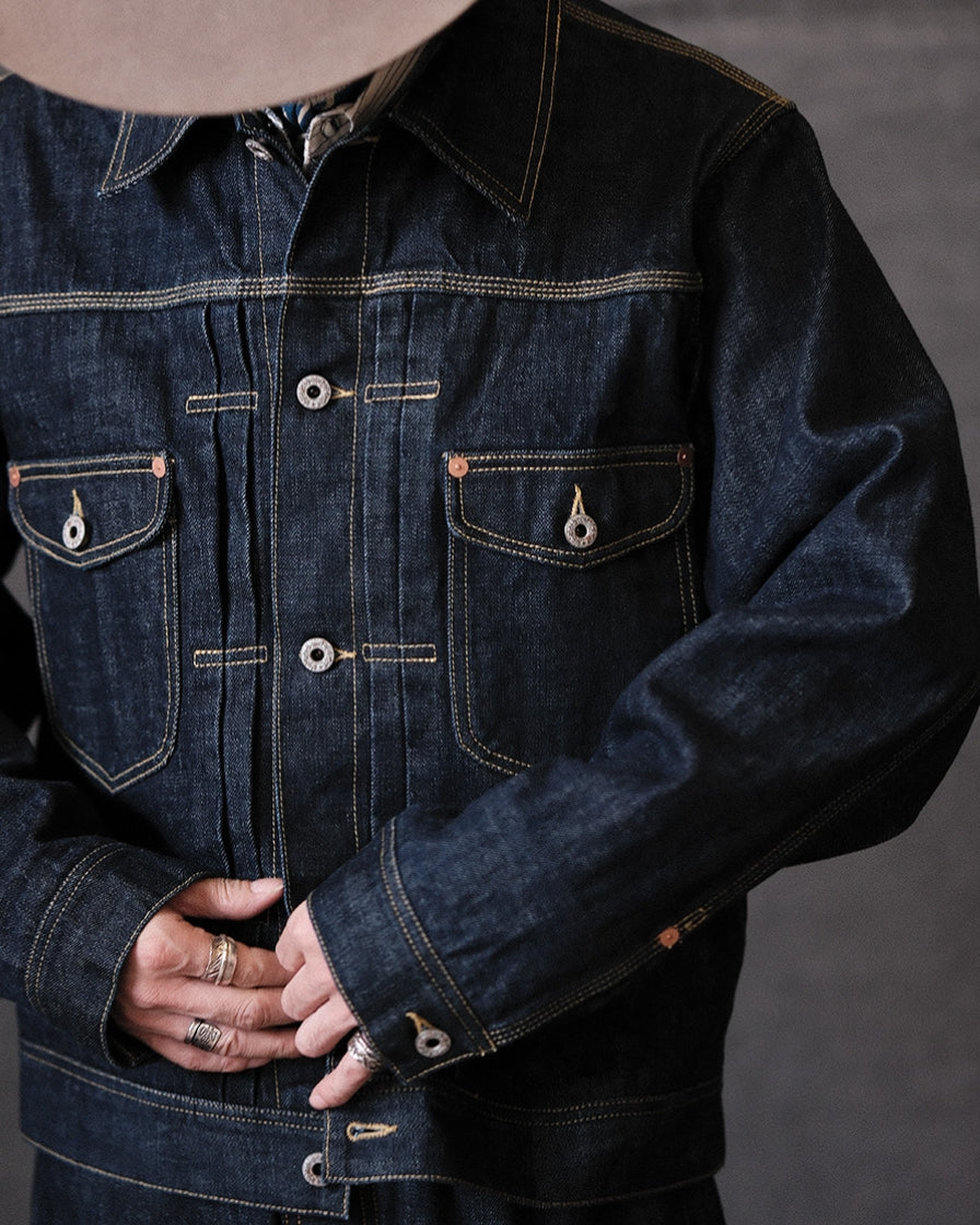 Type-II Raw Denim Redline Jacket | Labour Union Clothing – Labour Union ...