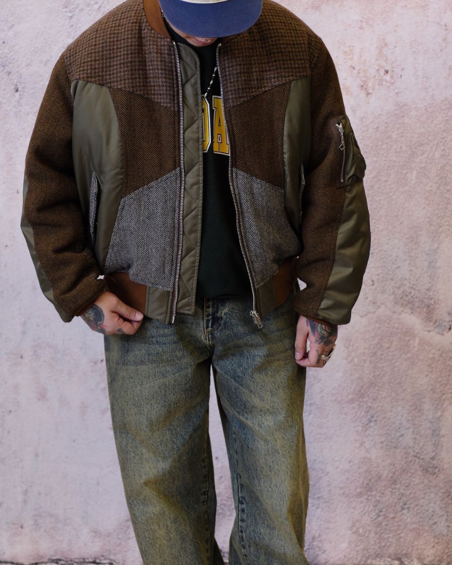 Tweed Spliced Air Force Jacket – Labour Union Clothing-Since 1986 ...