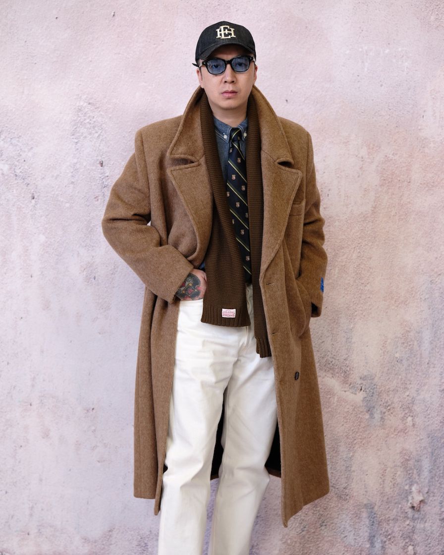 Tweed Peaked Lapel Double-breasted Trench Coat – Labour Union Clothing ...