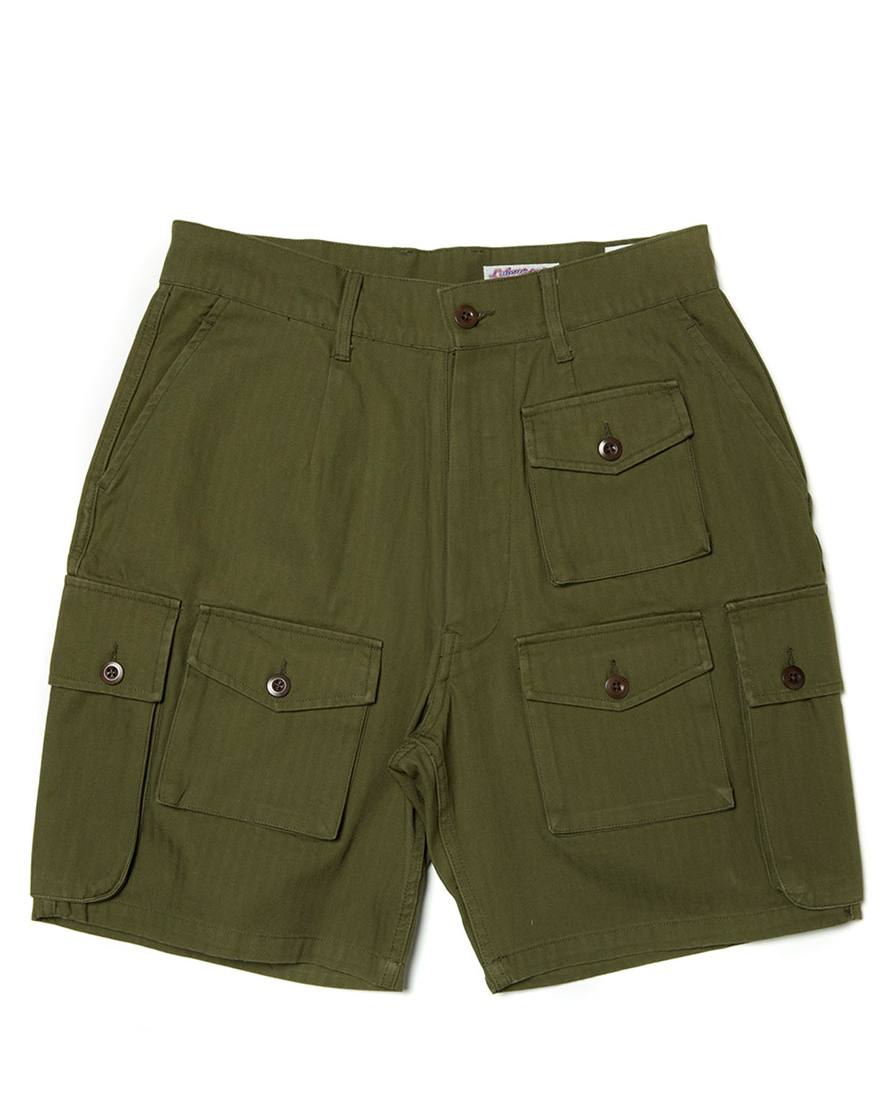 Olive Multiple Pockets Cargo Shorts – Labour Union Clothing-Since 1986 ...
