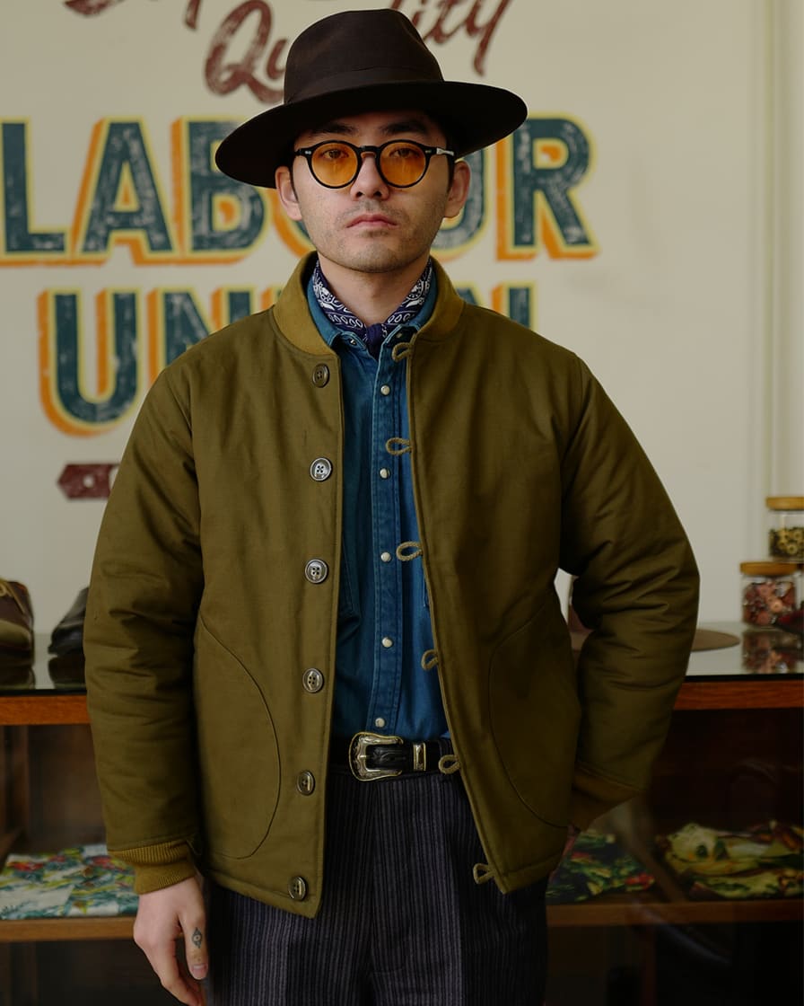M43 Liner Jacket - Quilted Lining Duck Cotton | Labour Union Clothing ...
