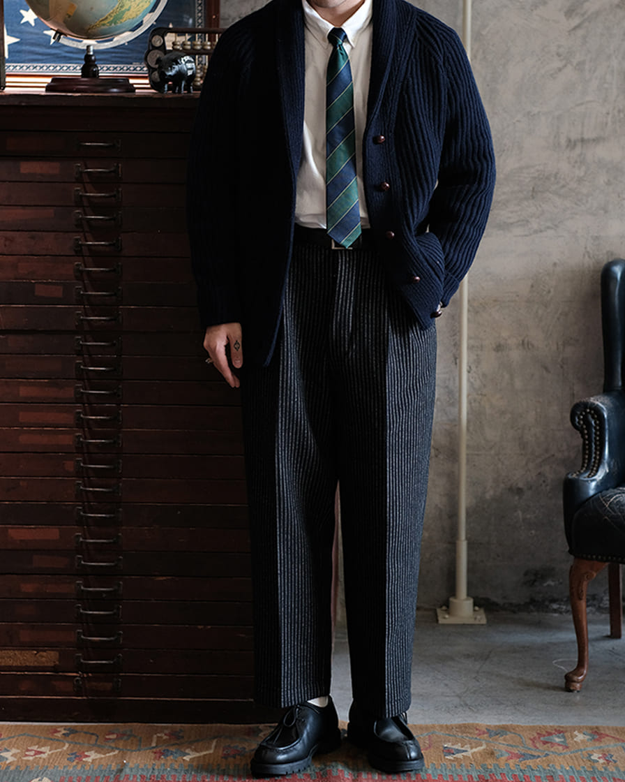 Cable Knit Cardigan - Labour Union Clothing 22AW | Timeless Style ...